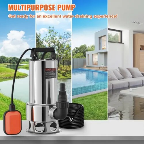 ponorné vodní čerpadlo, 1300 W 20000 l/h, s 10 m