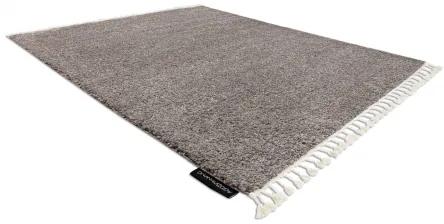 koberec BERBER 9000, hnědý střapce, Maroko, Shaggy velikost 240x330 cm | krásné koberce cz