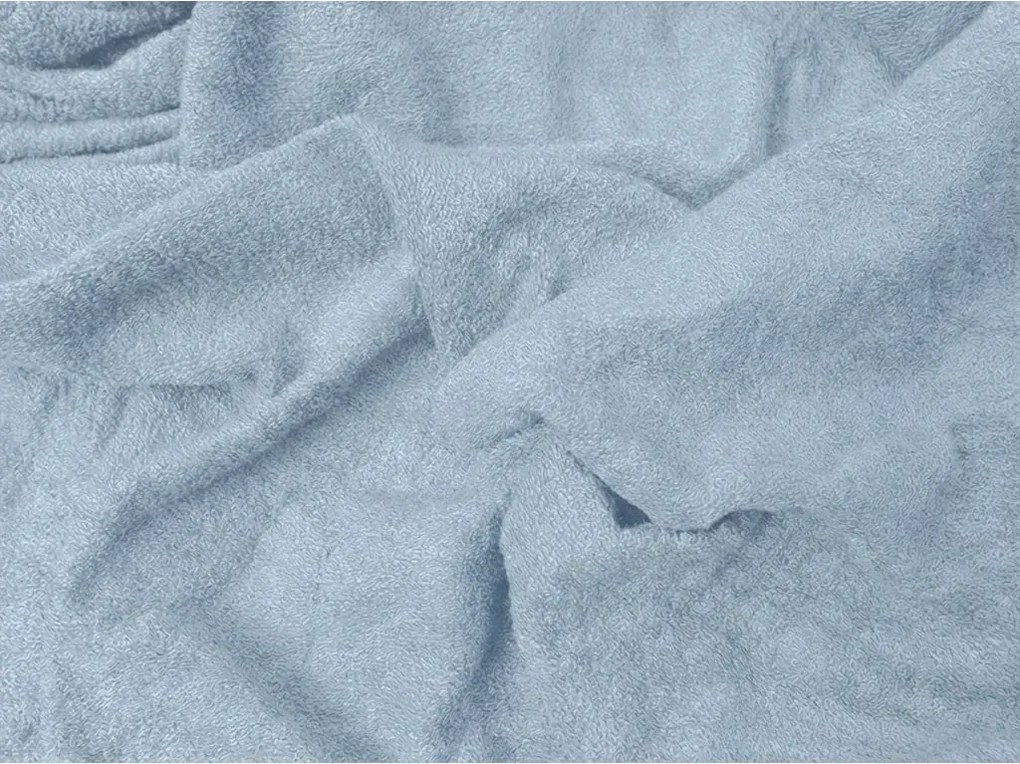 Froté prostěradlo EXCLUSIVE světle modré 90 x 200 cm