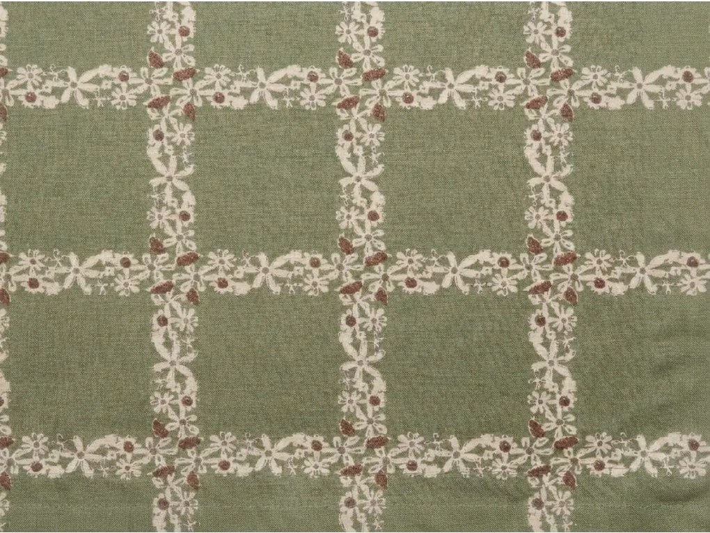 Povlečení z Renforcé bavlny BLOMORA zelené Rozměr povlečení: 70 x 90 cm | 140 x 220 cm