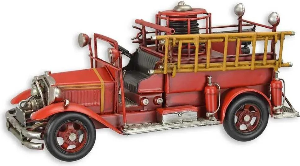 Plechový model Retro hasičský vůz