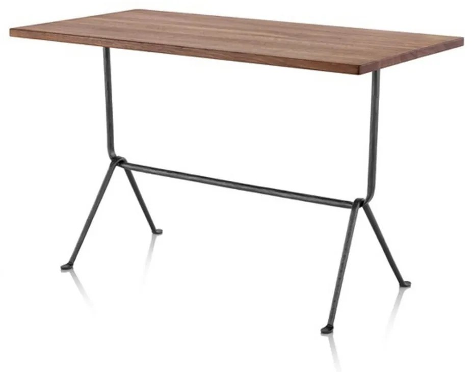Barový stůl s deskou z ořešákového dřeva Magis Officina