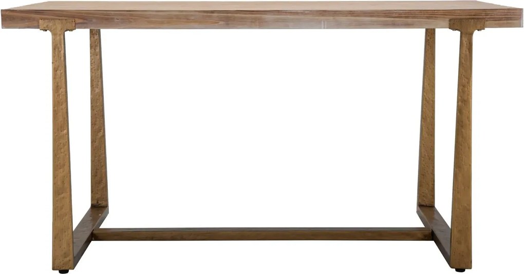 Jídelní stůl Ankara 150 cm hnědý/zlatý