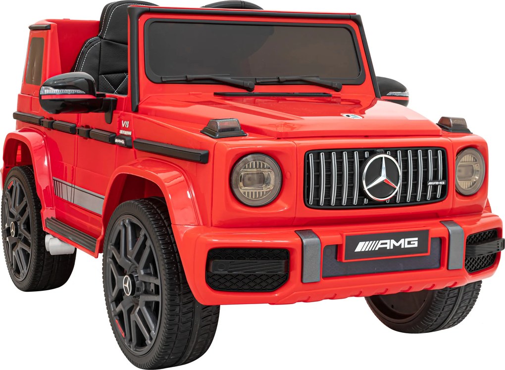 Ramiz Elektrické auto Mercedes AMG G63 pro děti červené + dálkové ovládání