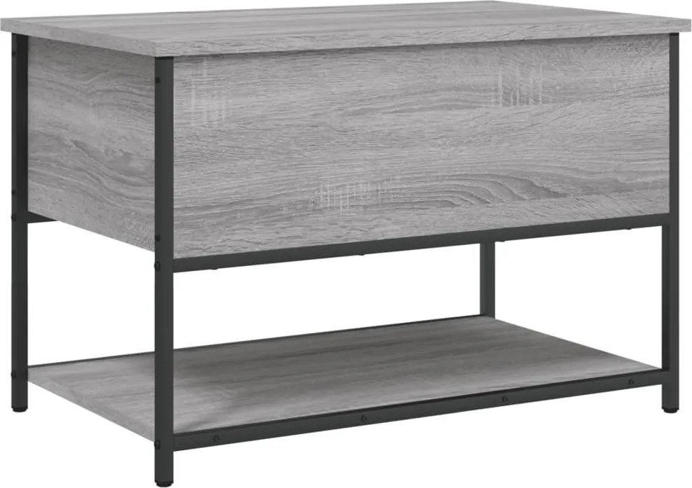 vidaXL Úložná lavice 70 x 42,5 x 47 cm kompozitní dřevo [839021] Barva: hnědý dub