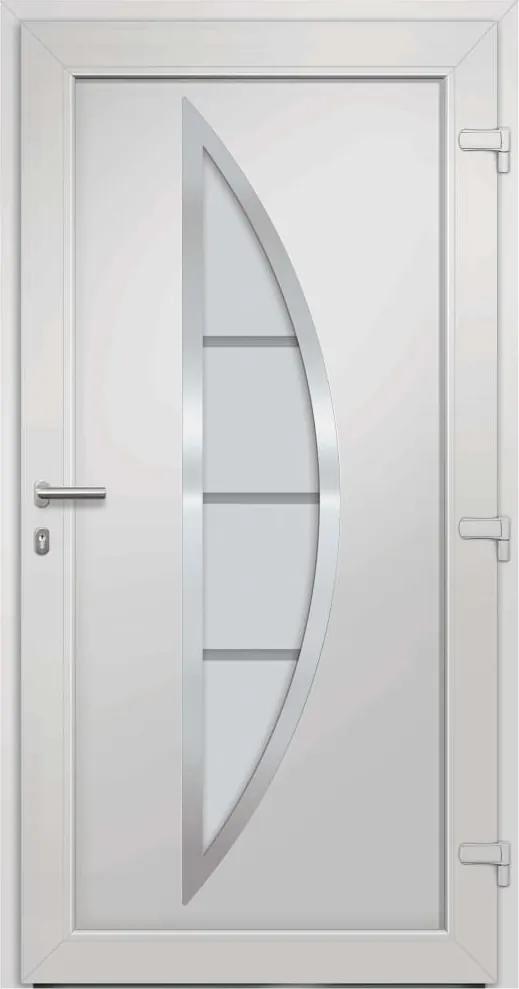 vidaXL Vchodové dveře bílé 108 x 208 cm [279222] Barva: antracitová zvenku / bílá uvnitř