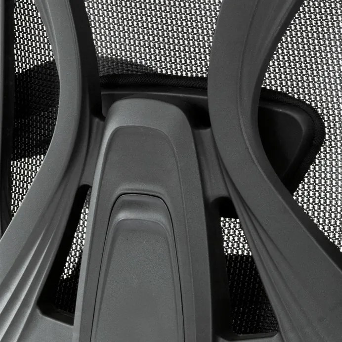 Ergonomická kancelářská židle VIGELTI - černá síťovina Barva: černá