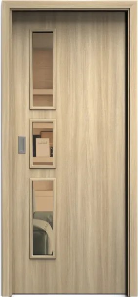 SAPELI ELEGANT KOMFORT M33 - CPL LAMINÁT - POSUVNÉ DVEŘE VČ. ZÁRUBNĚ - dub Hikari Průchozí šířka (cm): 70, Průchozí výška (cm): 197