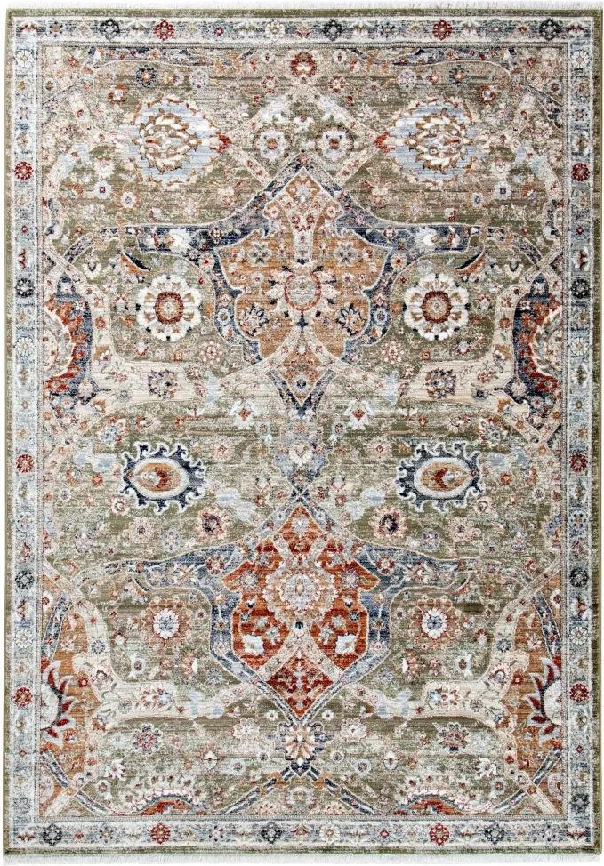 XXXLutz TKANÝ KOBEREC, 160/240 cm zelená - Tkané koberce - 003580009964