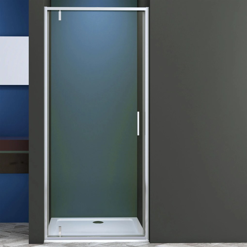 Novoterm Jednokřídlé otevíravé sprchové dveře NV-Solid DSPA CHR 70, chrom/transparent - bez vaničky