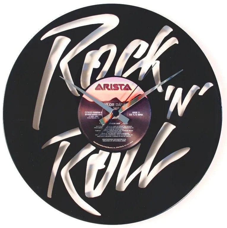 Designové nástěnné hodiny Discoclock 105 Rock n roll 30cm