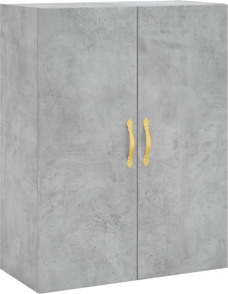 Skříň highboard betonově šedá 69,5x34x180 cm kompozitní dřevo 3195943