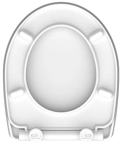 Eisl Sanitär WC prkénko Duroplast Soft Close Raindrop High Gloss 82583