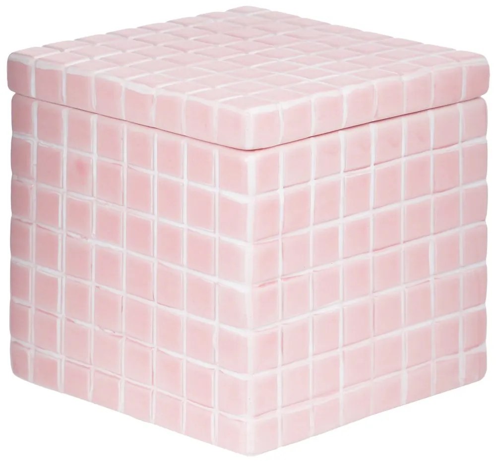 TILES Dóza 550 ml - růžová