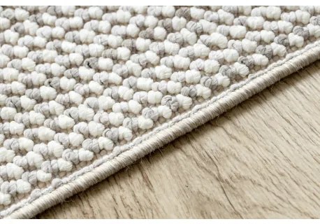 koberec NANO EO78B Melange, smyčkový, plošně tkaný bílá / šedá velikost 120x170 cm | krásné koberce cz