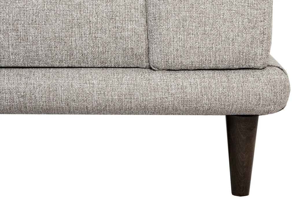 Hanah Home Čtyřmístná pohovka NERO šedá levá 250 cm