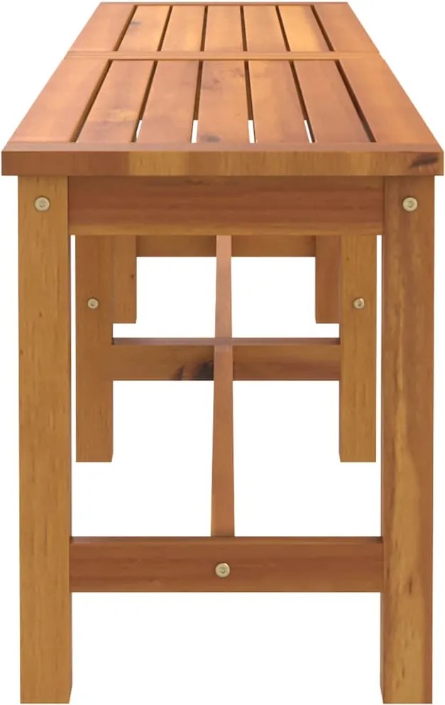 Zahradní lavice 150 x 35 x 45 cm masivní akáciové dřevo 319420