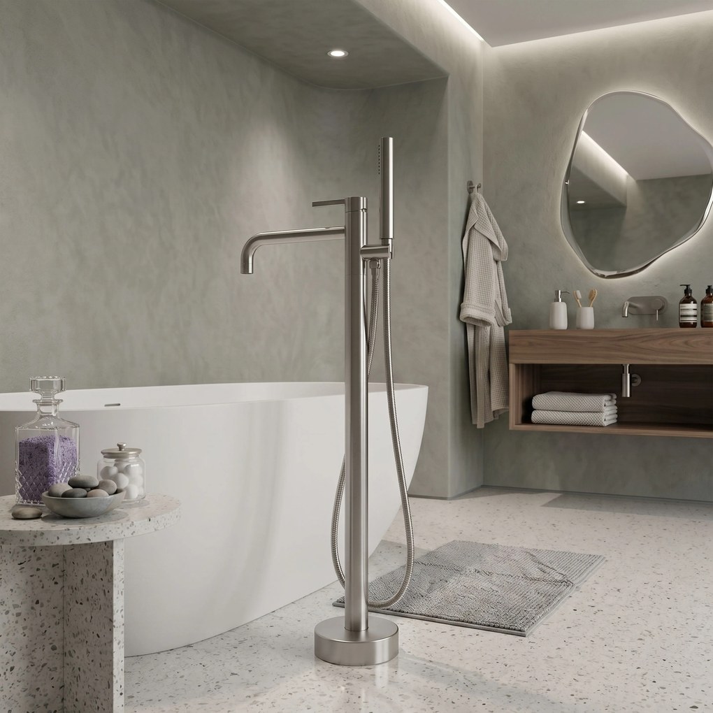 Rea, Volně stojící baterie Rea Foster Brush Nickel, REA-B2252