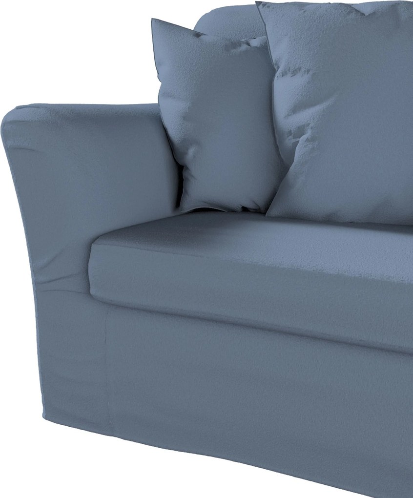 Potah na pohovku IKEA Tomelilla rozkládací barva modrá látka pletený vzor