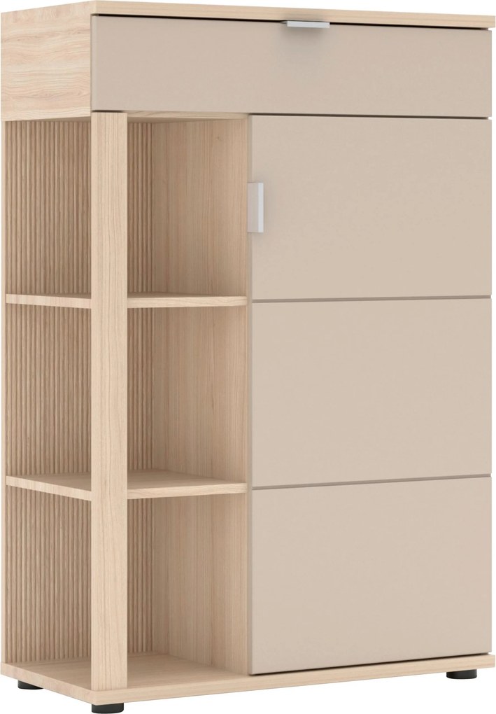 XXXLutz BOTNÍK, barvy dubu, kašmírová, 80/119/38 cm Stylife - Botníky - 002737029501