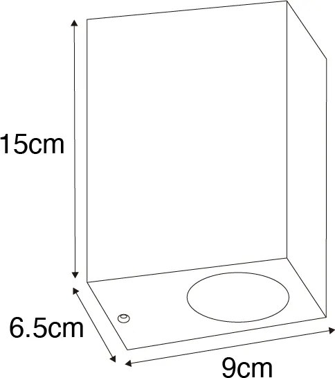Moderní nástěnné svítidlo starožitné zlato 2-světlo IP44 - Baleno