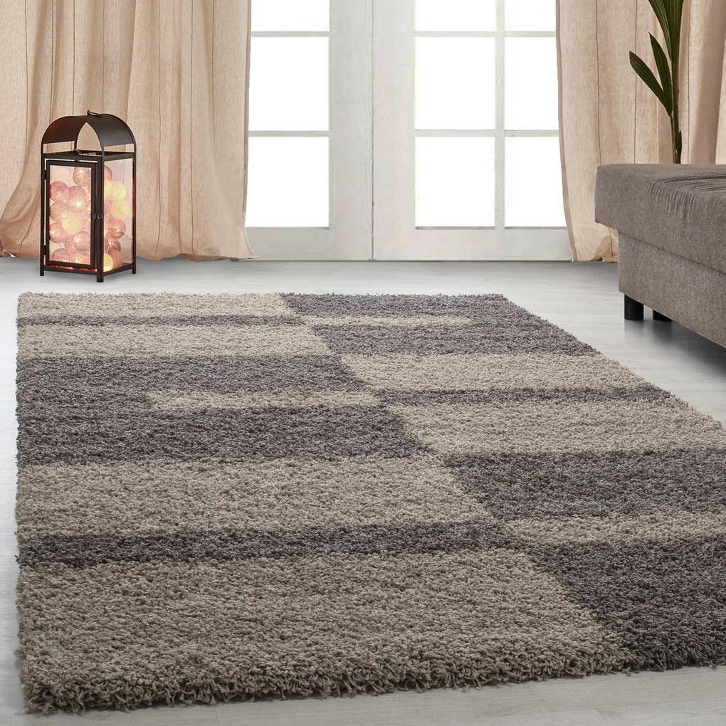Ayyildiz, Kusový koberec Gala 2505 taupe, 240x340, hnědá, ložnice