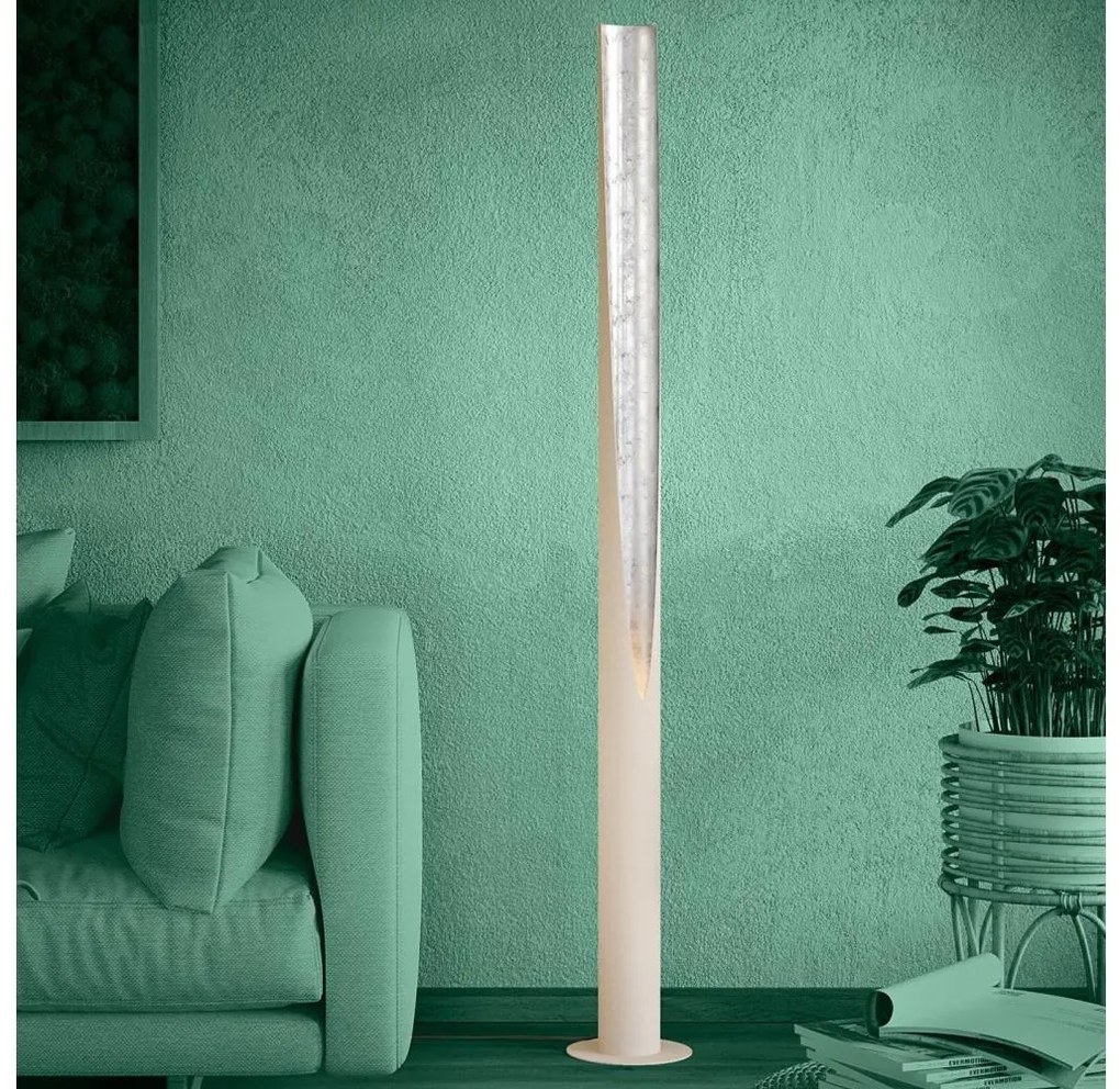 Eglo 390283 - LED Stojací lampa PREBONE 1xGU10/5,7W/230V béžová