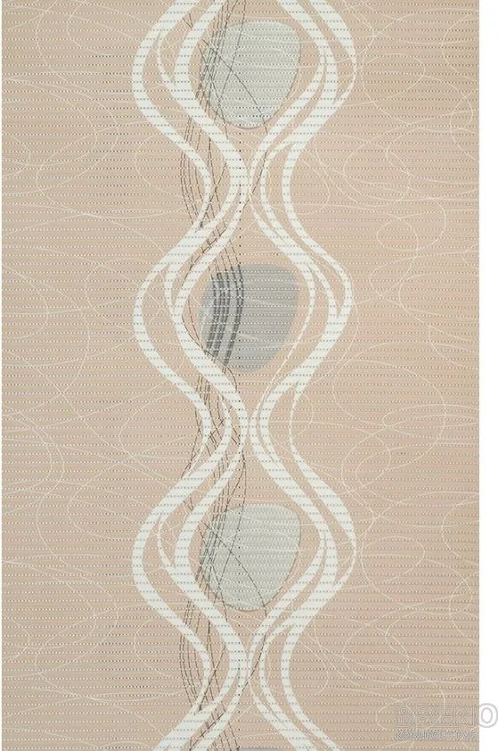Breno Koupelnová pěnová předložka SOFTY-TEX 79838 abstraktní motiv, šíře 65 cm, Béžová/Vícebarevné