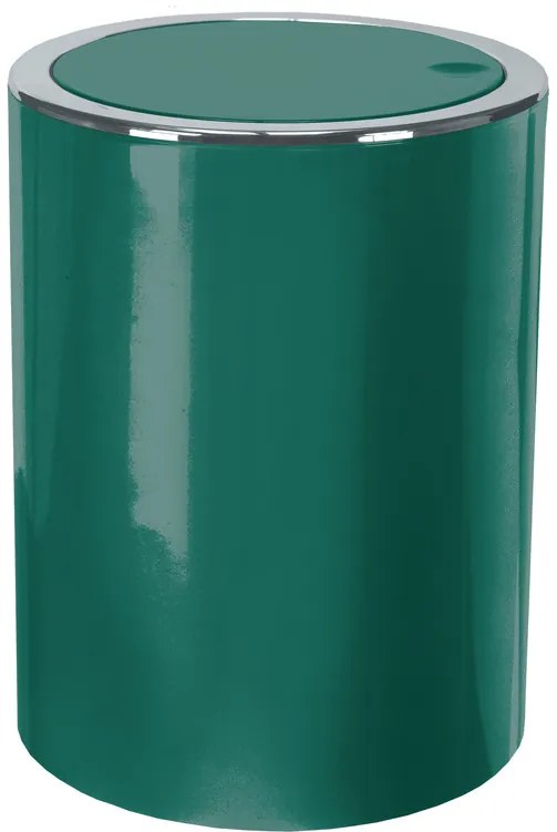 CLAP odpadkový koš výklopný 5 litrů, tmavě zelený (5829683858)