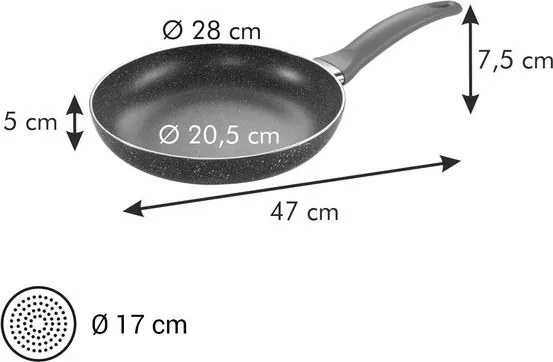 TESCOMA Pánev MANICO ROSSO ø 28 cm