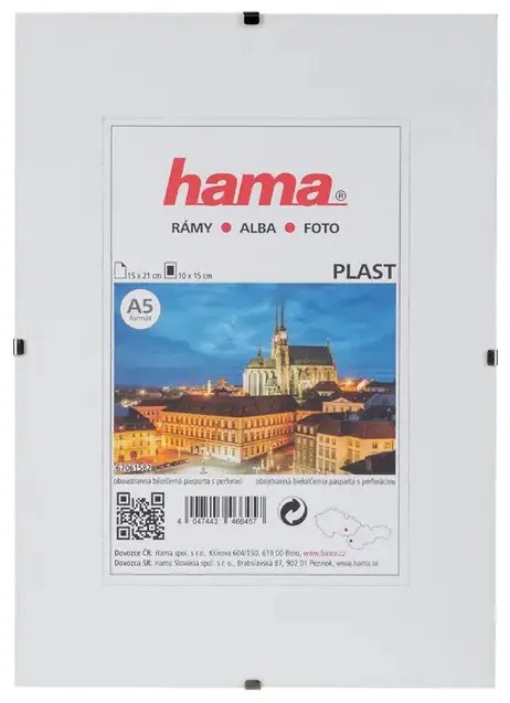 21x29,7 | Euroklip Hama clip-Fix, průhledný plast
