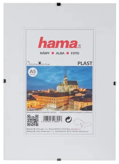 29,7x42 | Hama Euroklip clip-Fix, průhledný plast