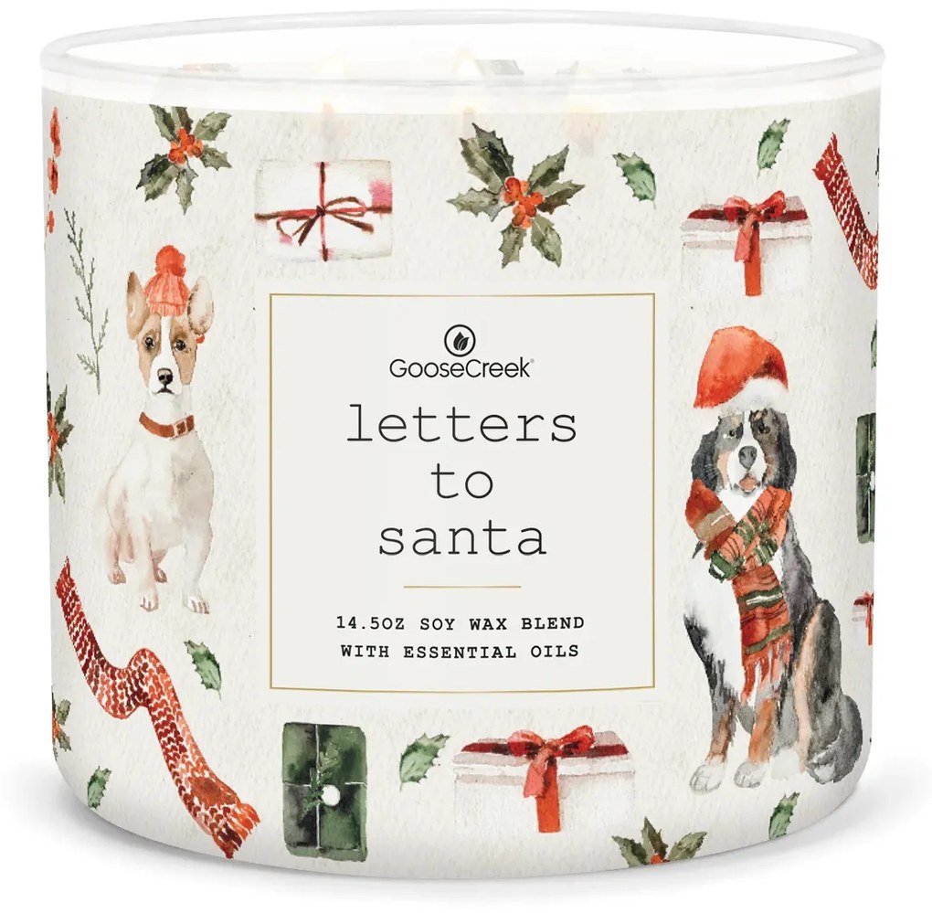 Goose Creek Candle svíčka Letters to Santa, 411 g