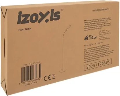 LED stojací podlahová lampa 180cm Izoxis 26885