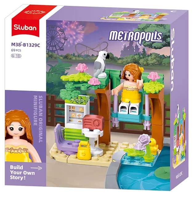 Sluban Metropolis M38-B1329C Houpačka v zahrádce