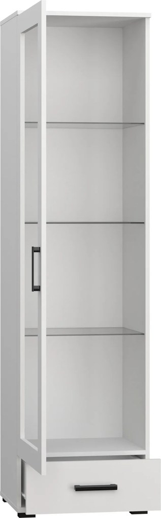 ADRK Furniture Frazio Vysoká vitrína ADRK-SHC-FRA-50-W