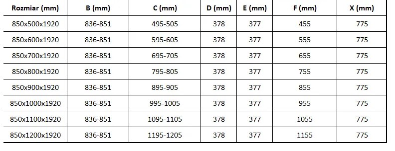 Mexen Lima sprchový kout 85x120cm, 6mm sklo, chromový profil-čiré sklo, 856-085-120-01-00