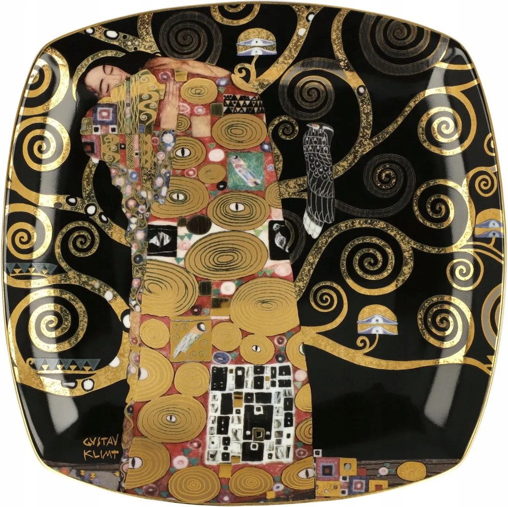 Gustav Klimt Splnění Talíř 21 cm