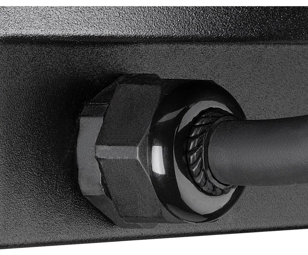 LA 1009170 DASAR® XL svítidlo do země, asymetrické, 3000K, 70°/40°, IP65/IP67, kulaté, nerezová ocel / černá - BIG WHITE (SLV)