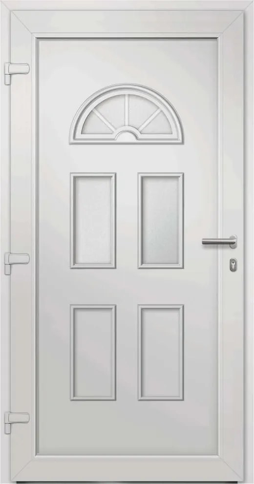 vidaXL Vchodové dveře bílé 88 x 200 cm [279249]