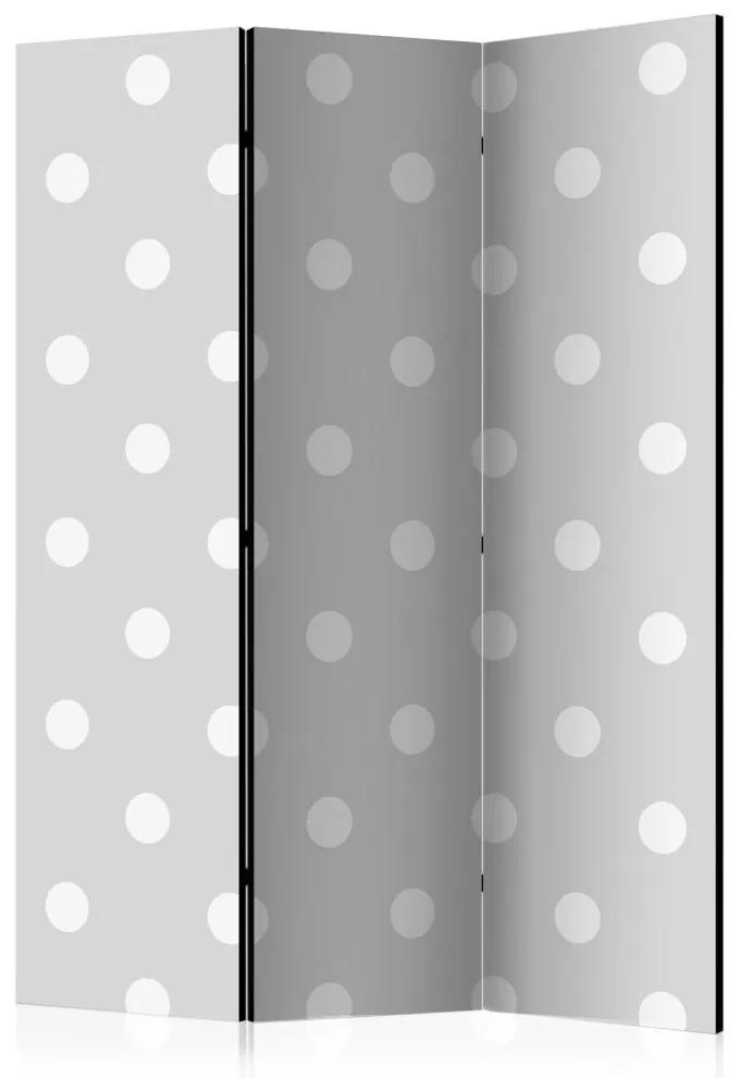 Paraván Cheerful polka dots Dekorhome 135x172 cm (3-dílný)