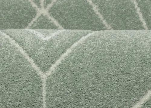 Koberce Breno Kusový koberec PORTLAND 58/RT4G, Zelená, Vícebarevné, 133 x 190 cm