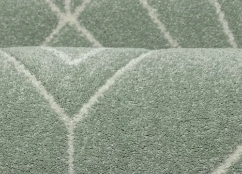 Koberce Breno Kusový koberec PORTLAND 58/RT4G, Zelená, Vícebarevné, 80 x 140 cm
