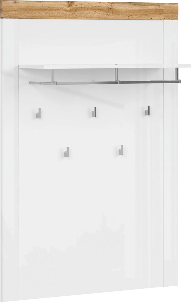 XXXLutz ŠATNÍ PANEL, bílá, dub wotan, 92,5/132/24,5 cm Carryhome - Šatní panely - 002427003311