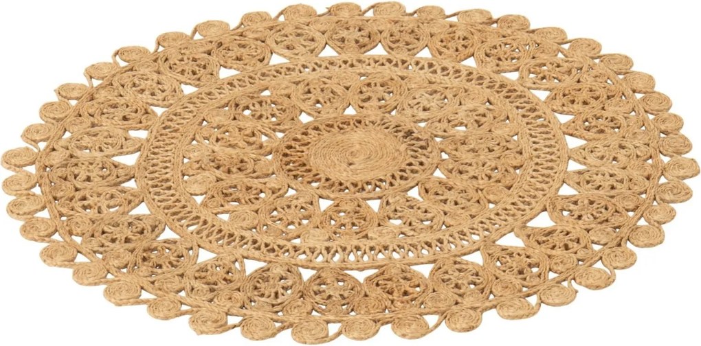 Přírodní kulatý jutový koberec Oriental Mandal - Ø 80 cm