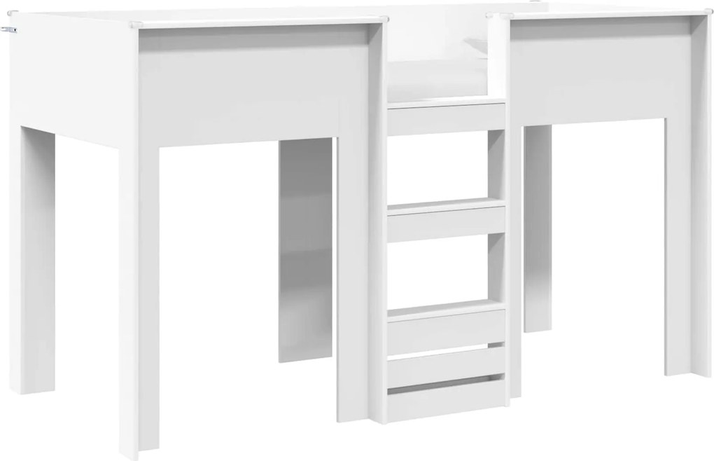 Patrová postel pro děti Bílá 75 x 190 cm Kompozitní dřevo 3410467