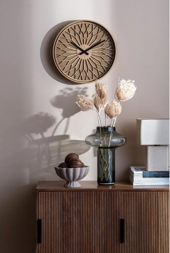 Béžová kovová stolní lampa (výška 33 cm) Boaz Recto – Leitmotiv