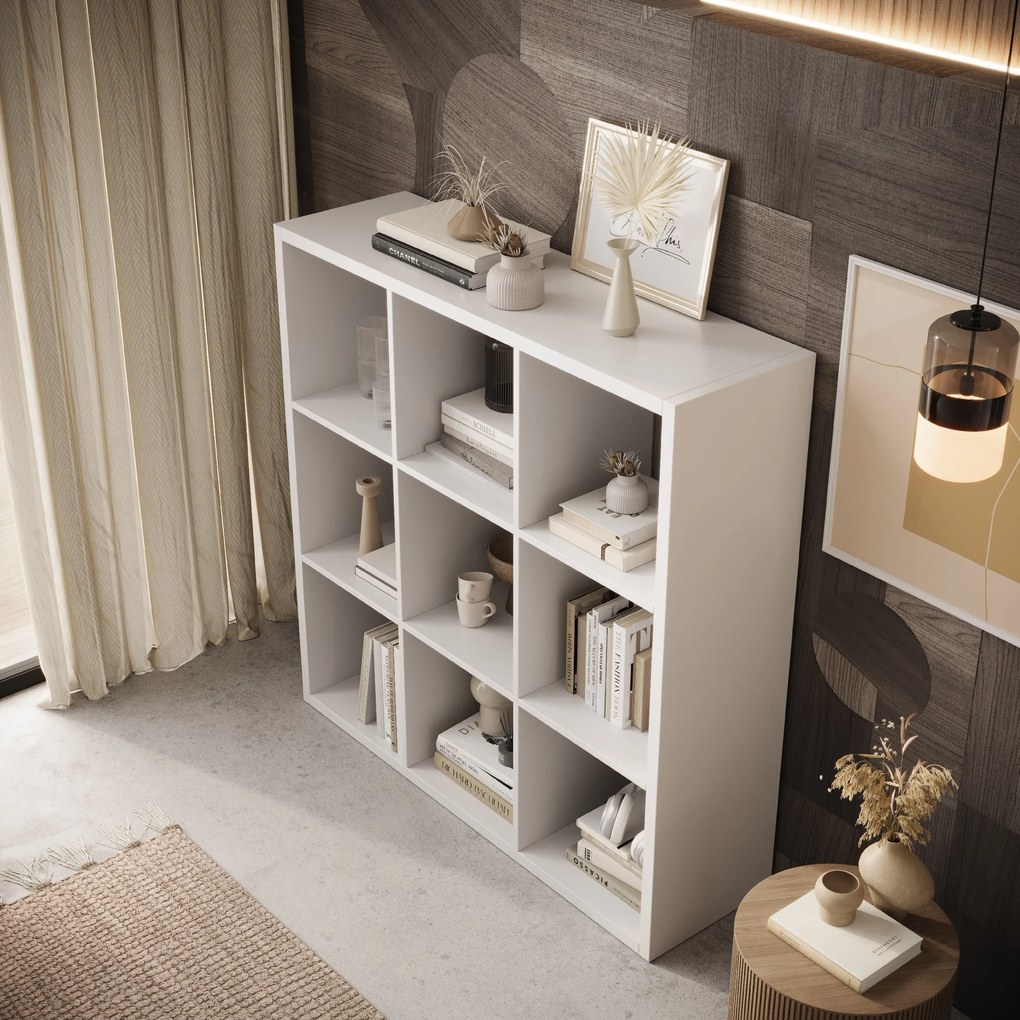 ADRK Furniture Regál Cleo VI BS-CLE-VI-W