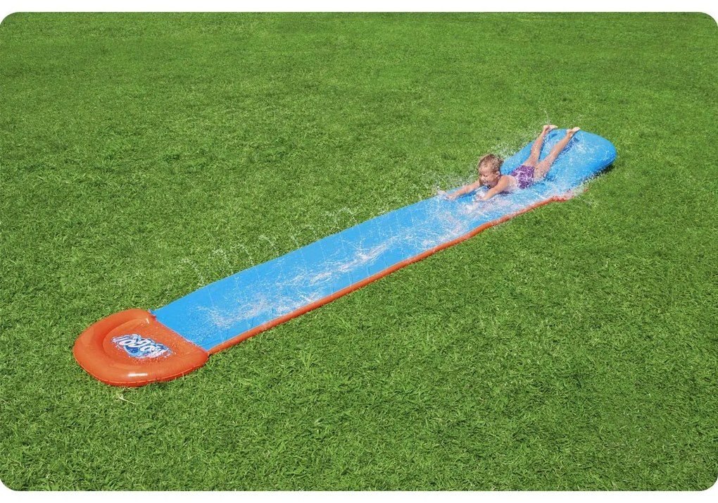 Jednomístný tobogán Bestway 52477 délka 488 cm pro zahradní zábavu