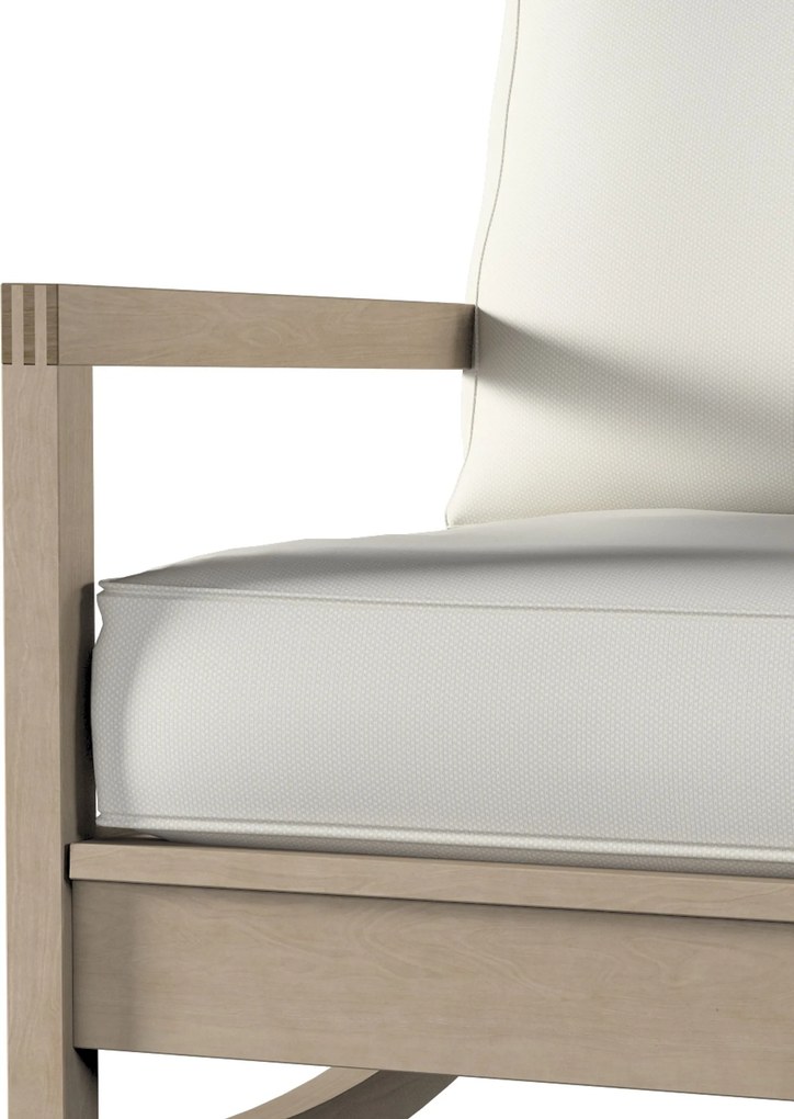 Potah na křeslo IKEA Lillberg barva šedá látka pletený vzor